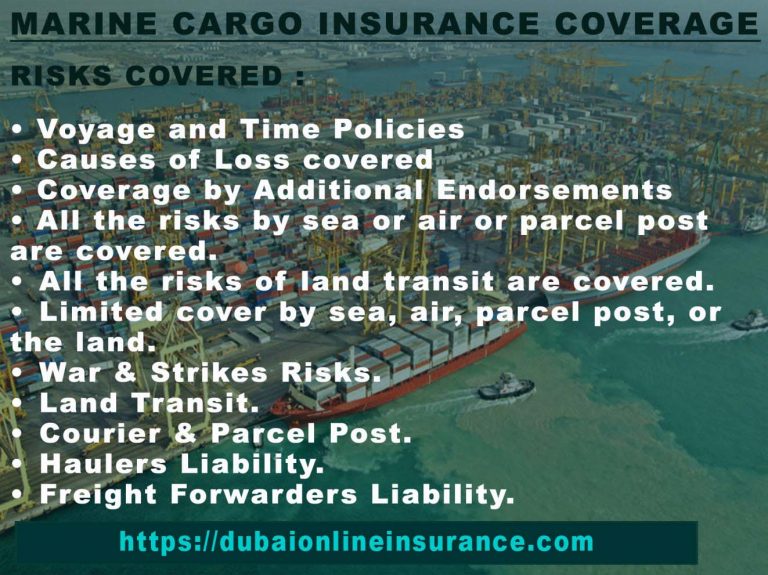 Marine Cargo Insurance - Dubai Online Insurance